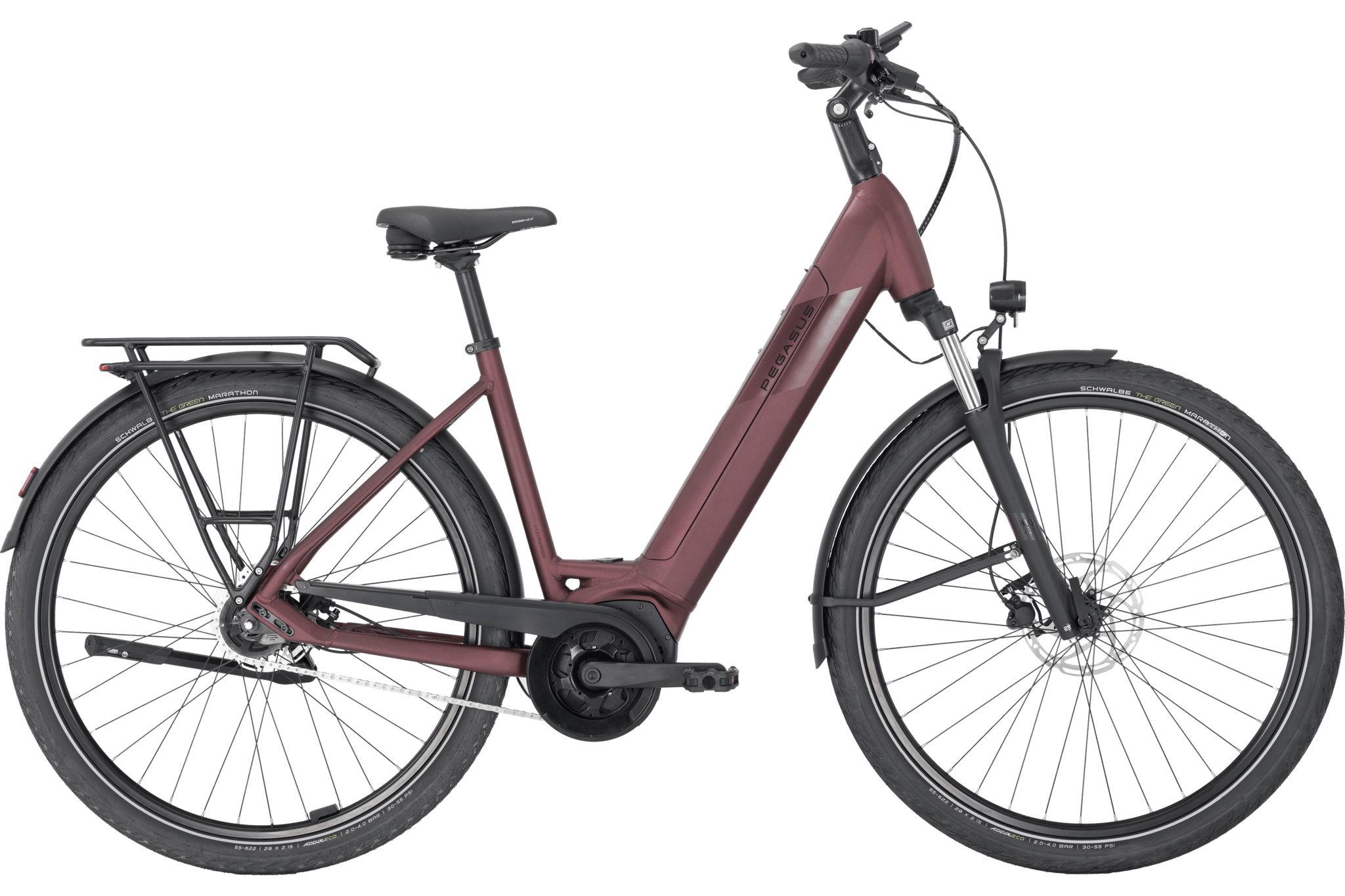 Pegasus SOLERO EVO 5R rot | 625WH | E-Bike Damen City | 2025 | Rücktri